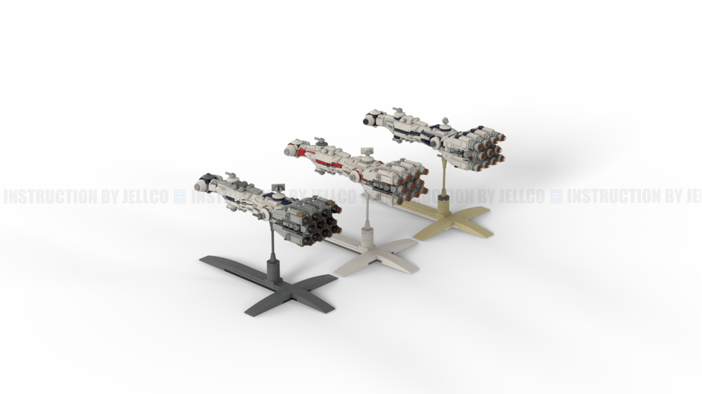 Lego Moc Mini Size Corellian Corvette Cr 70 Cr 90 Tantive Iv