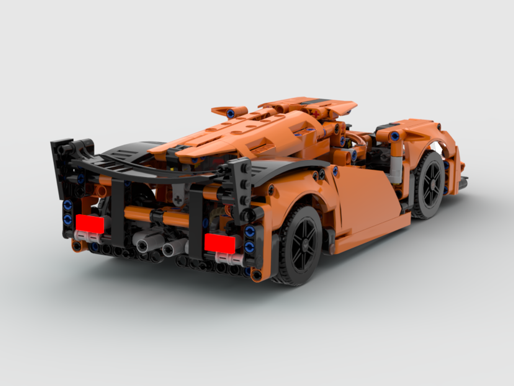 LEGO MOC Modification for the motorized version of "Le mans racer" by ...