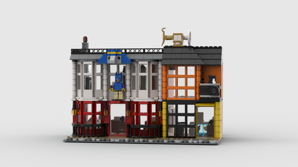 LEGO MOC Diagonal Alley Music disc store by xLilxFoxx | Rebrickable ...
