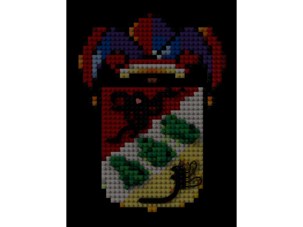 LEGO MOC Oeteldonk Logo Mozaiek (mosaic) by Bisselink | Rebrickable ...
