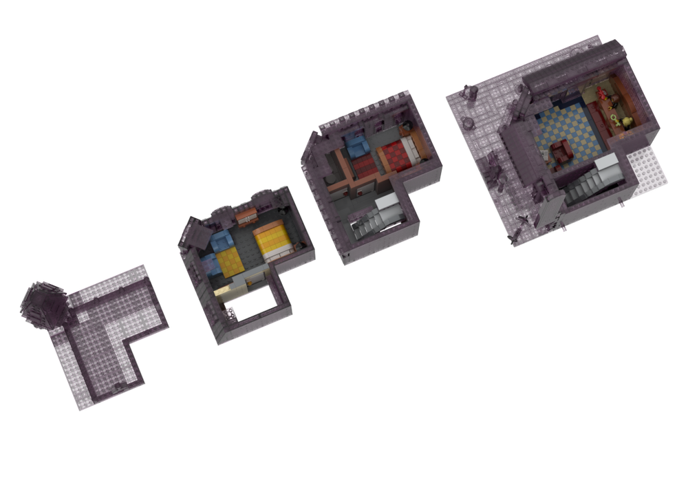 LEGO MOC Interior - Hotel MOC for set #10182 "Cafe Corner" by Brick ...