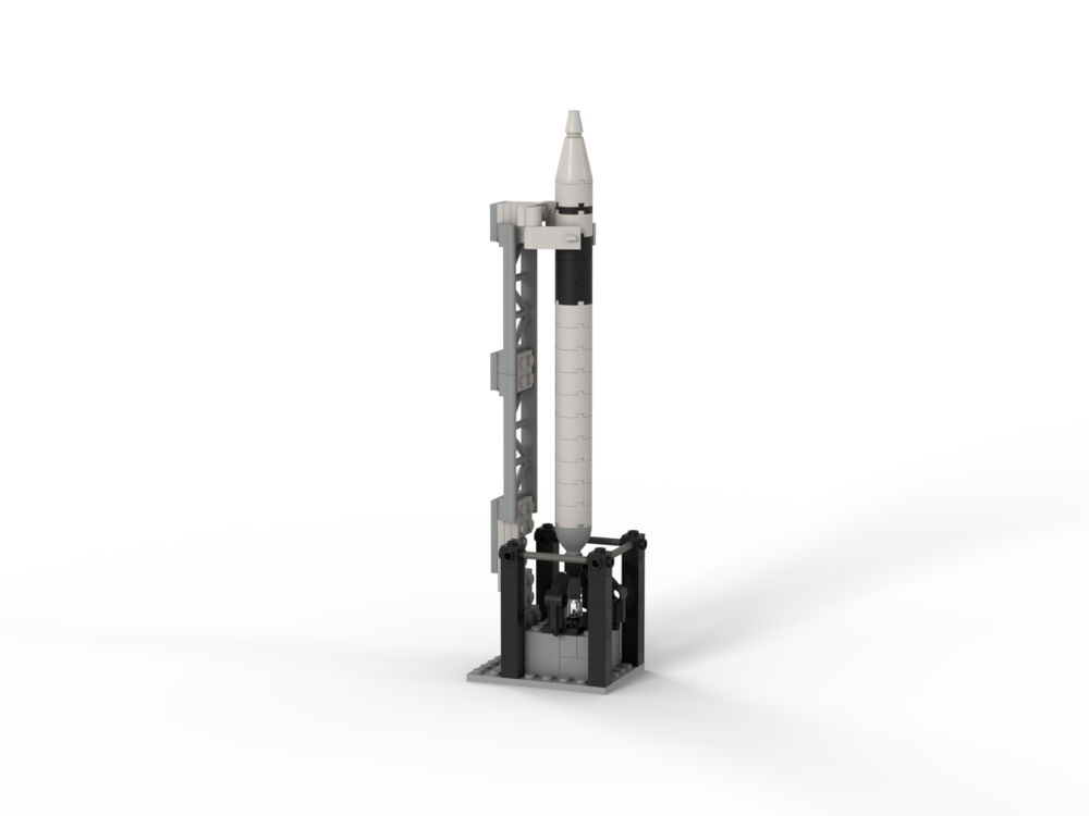 LEGO MOC SpaceX Falcon 1 1:110 scale by zzubnik | Rebrickable - Build ...