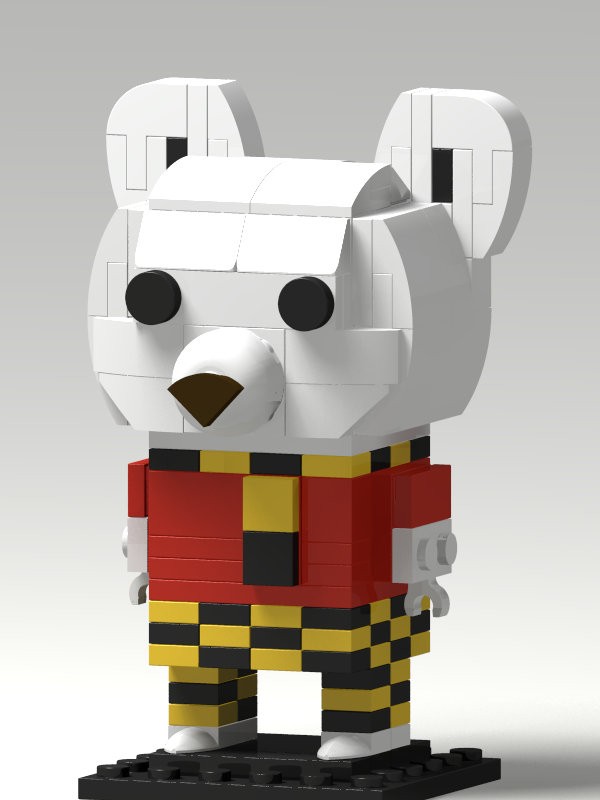 LEGO MOC Rupert the Bear by thebricknurse | Rebrickable - Build with LEGO