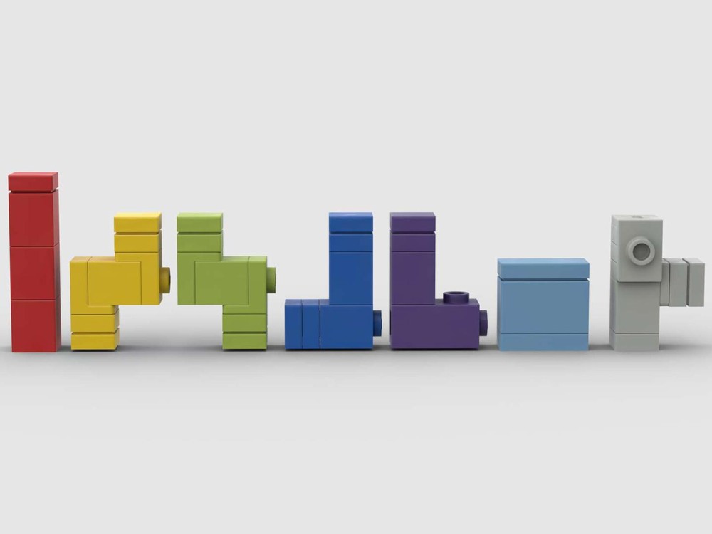 LEGO MOC Tetris connect 1x1 by uminuo | Rebrickable - Build with LEGO