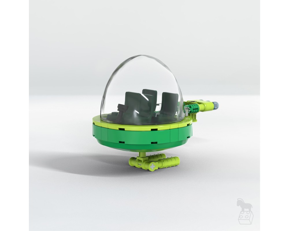 LEGO MOC The Jetsons Space Car by OneBrickPony | Rebrickable - Build ...