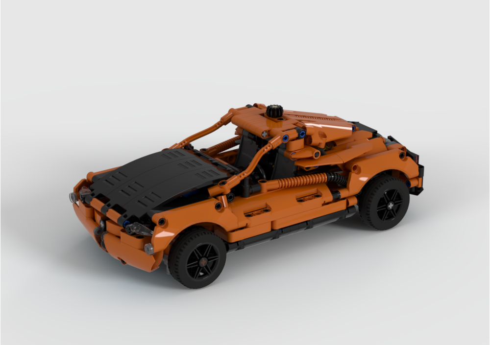 Lego Moc Muscle Car By Legonid Rebrickable Build With Lego