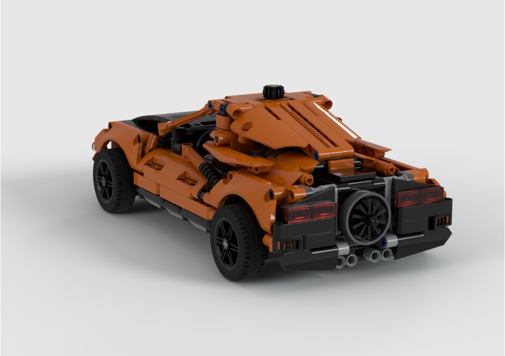 Lego Moc Muscle Car By Legonid Rebrickable Build With Lego