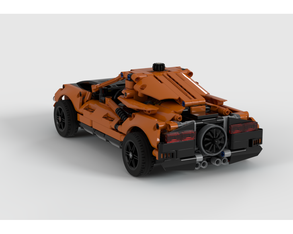 LEGO MOC Muscle Car by Legonid | Rebrickable - Build with LEGO