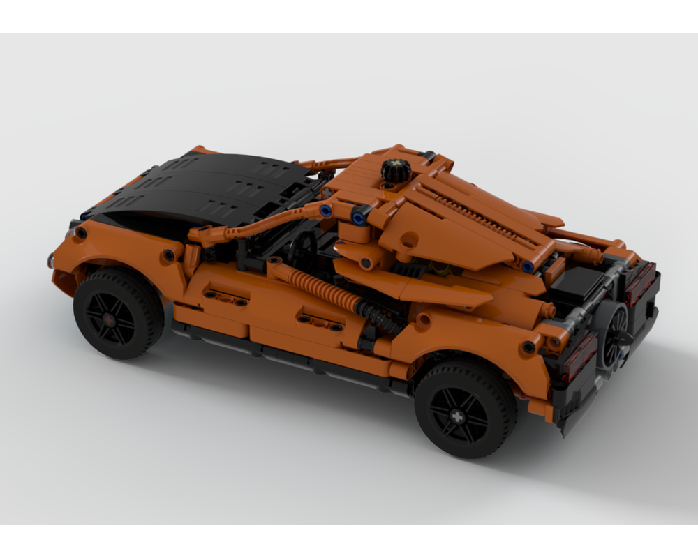 LEGO MOC Muscle Car by Legonid | Rebrickable - Build with LEGO