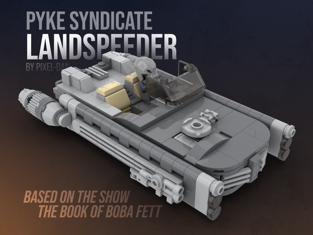 LEGO MOC PiXEL-DANs PYKE SYNDICATE LANDSPEEDER + FREE BONUS (check ...