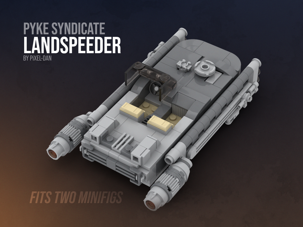 LEGO MOC PiXEL-DANs PYKE SYNDICATE LANDSPEEDER + FREE BONUS (check ...
