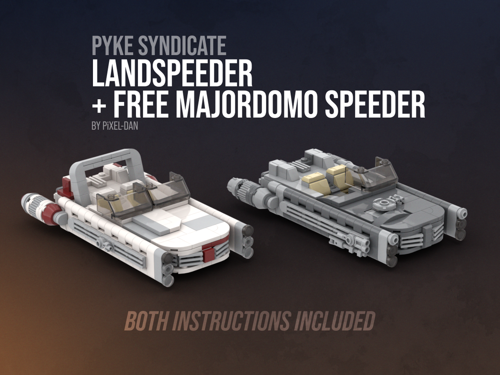 LEGO MOC PiXEL-DANs PYKE SYNDICATE LANDSPEEDER + FREE BONUS (check ...