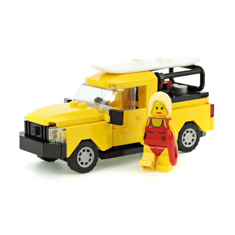 Lego Moc Lifeguard Truck By Demarco Rebrickable Build With Lego