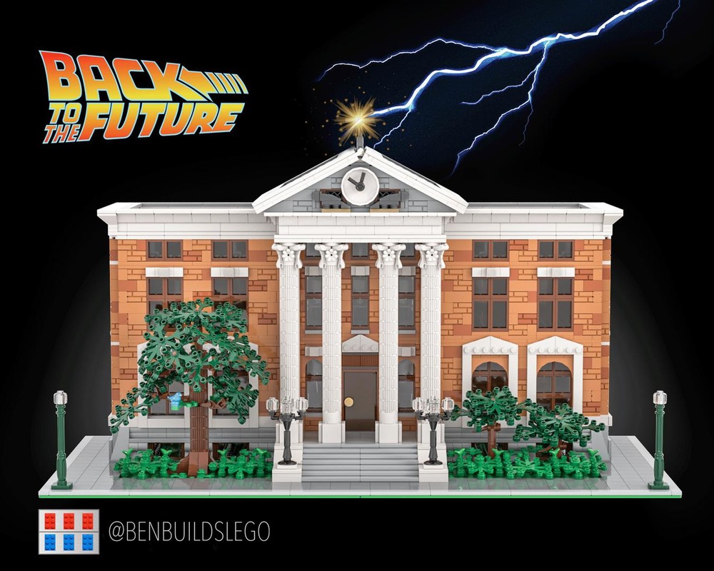 LEGO MOC Modular Back to the Future Clock Tower by benbuildslego ...
