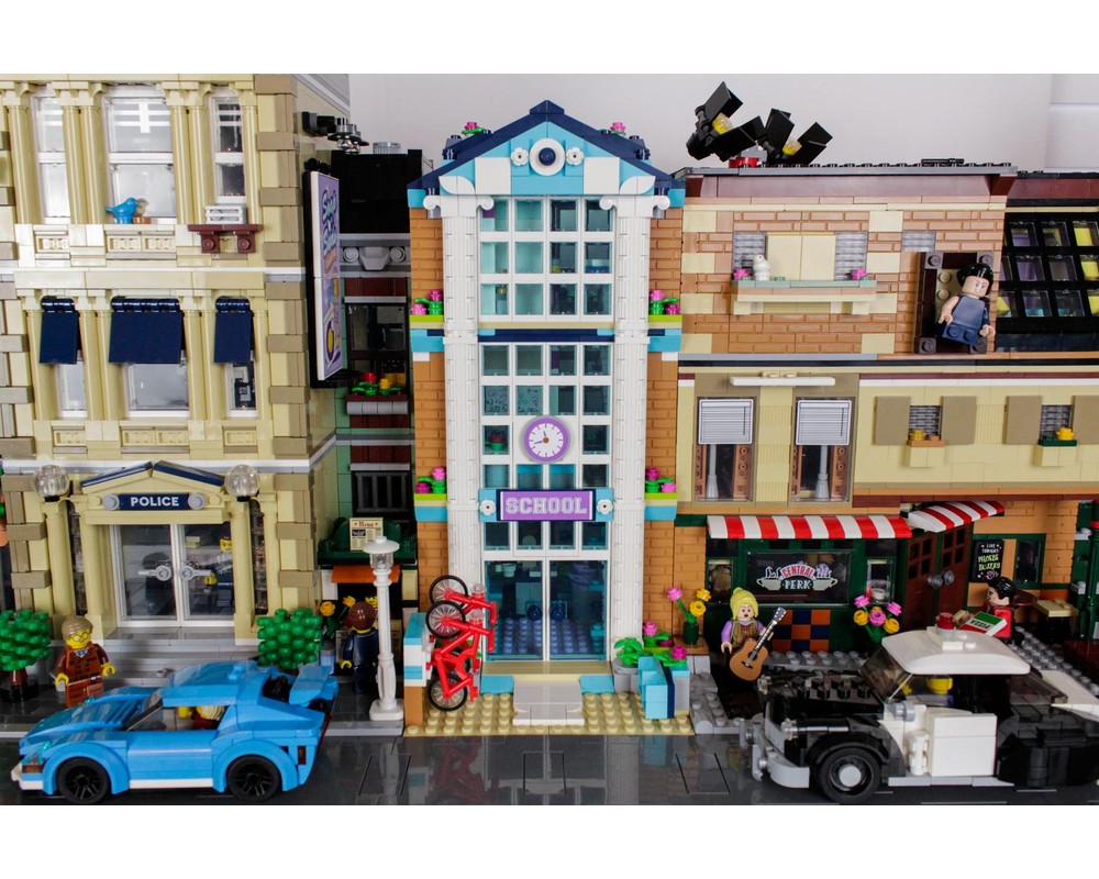 Lego Moc Friends Modular School Alt Build By Stonewall Bricks