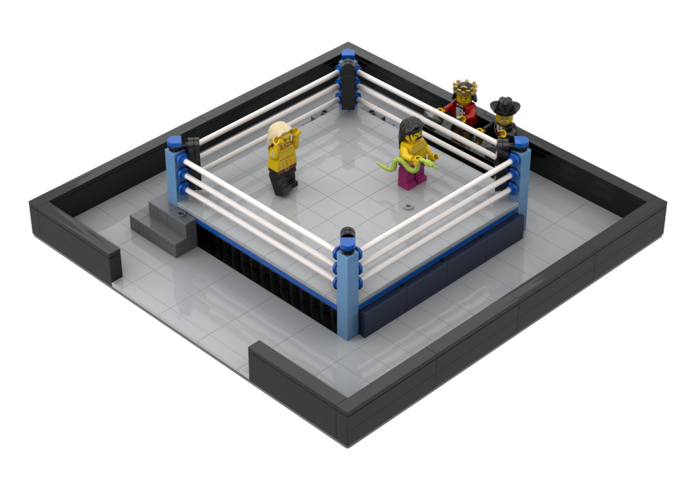 LEGO MOC Professional Wrestling Ring - Red Brand by Brick.Mocman ...