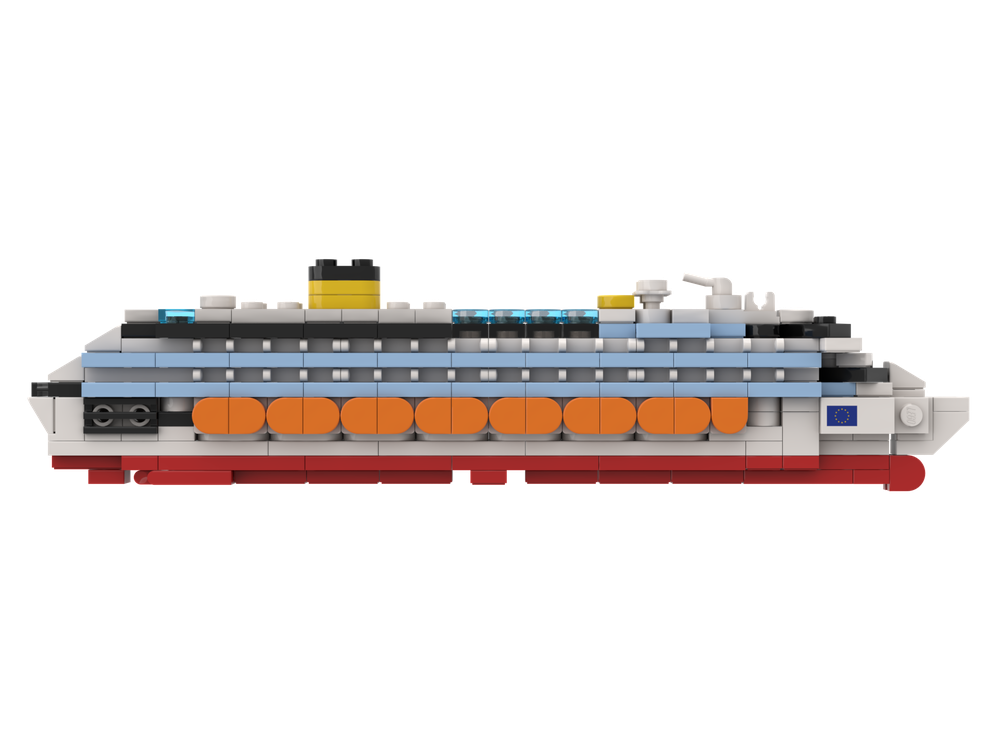 LEGO MOC Costa Concordia Cruise Ship by The Bobby Brix Channel ...
