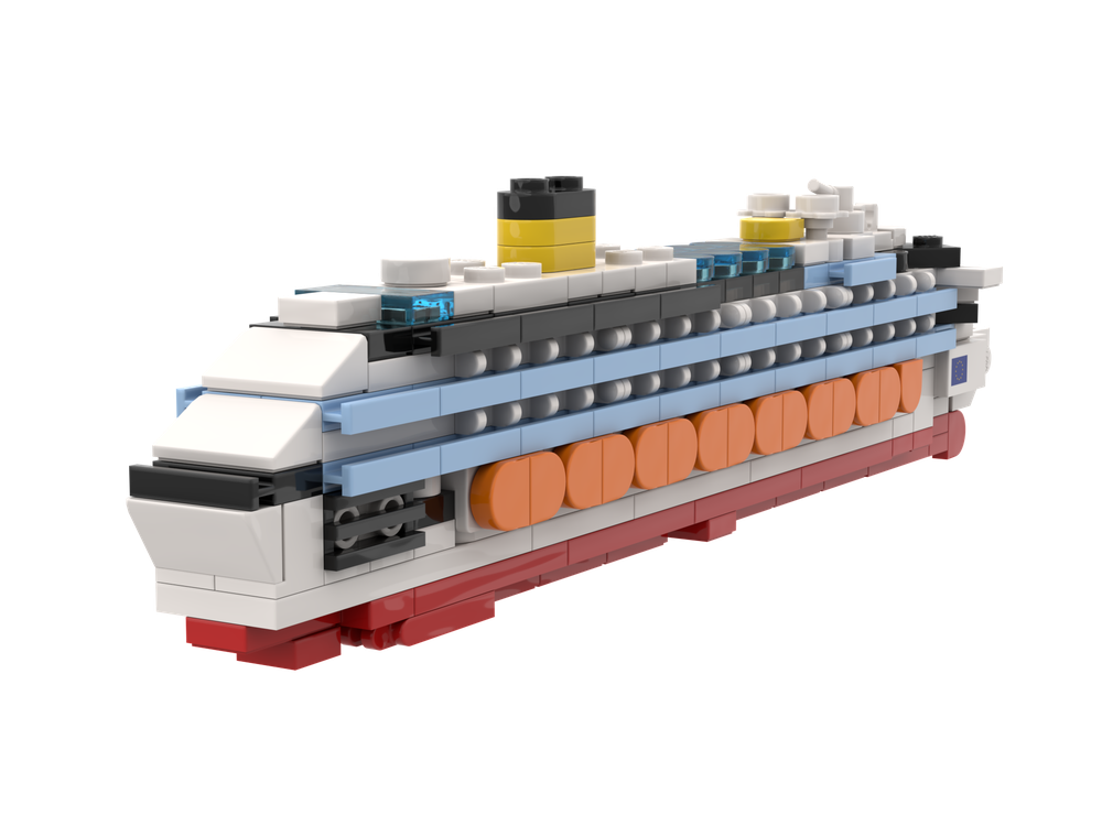 LEGO MOC Costa Concordia Cruise Ship by The Bobby Brix Channel ...