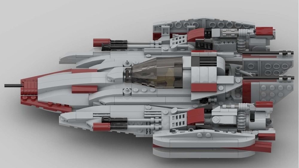 LEGO MOC Ares Starfighter by pumluf | Rebrickable - Build with LEGO