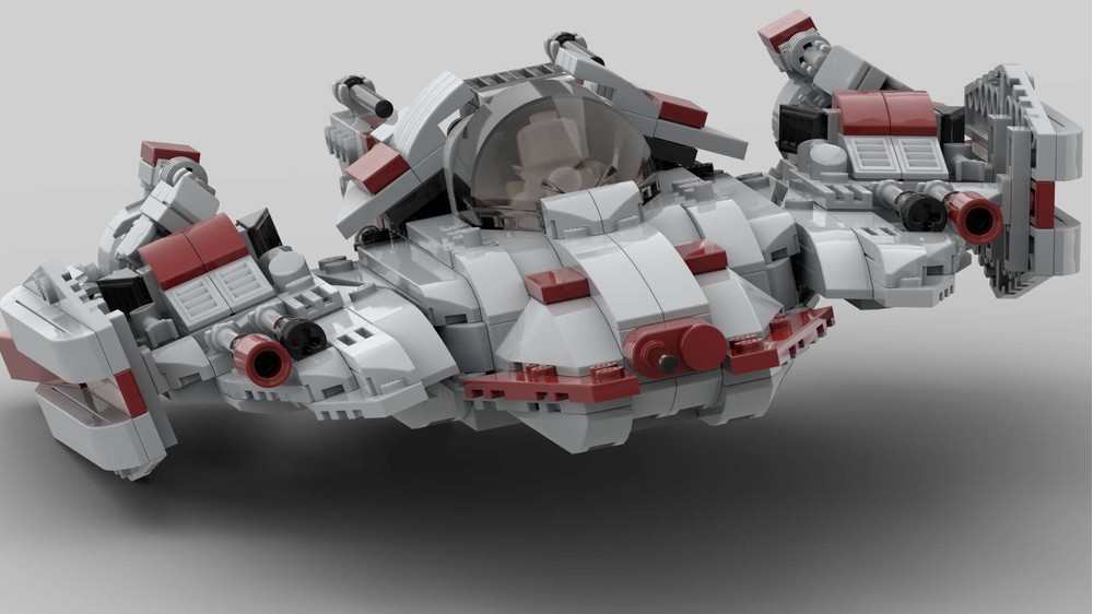 LEGO MOC Ares Starfighter by pumluf | Rebrickable - Build with LEGO