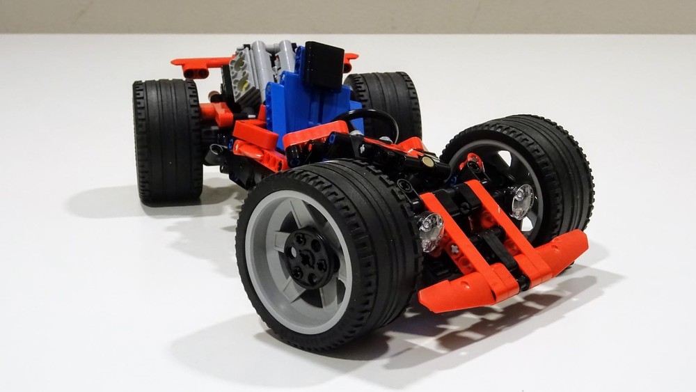 LEGO MOC Tilting go-cart by Didumos | Rebrickable - Build with LEGO