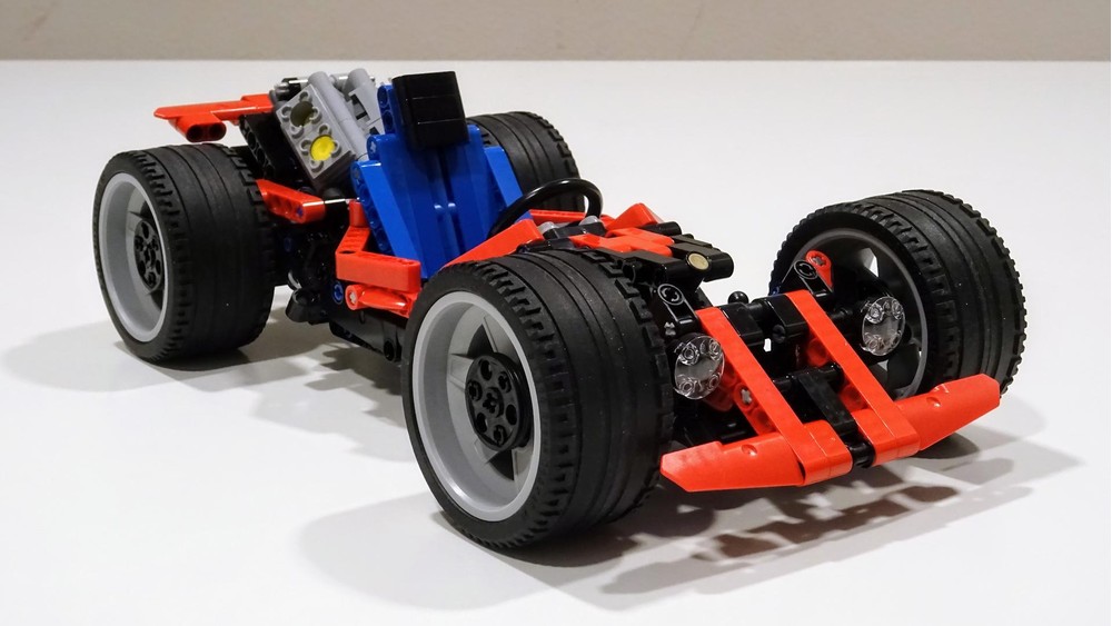 LEGO MOC Tilting go-cart by Didumos | Rebrickable - Build with LEGO