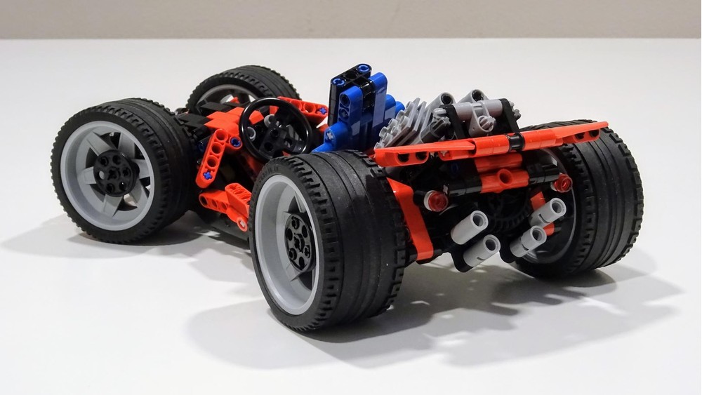 LEGO MOC-10075 Tilting go-cart by Didumos | Rebrickable - Build with LEGO