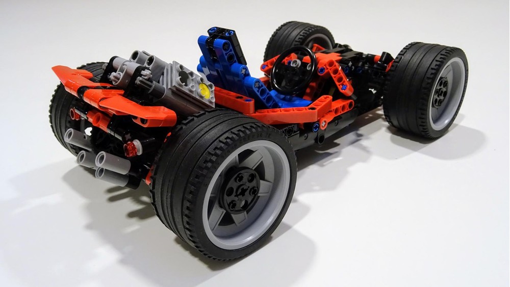 LEGO MOC Tilting go-cart by Didumos | Rebrickable - Build with LEGO