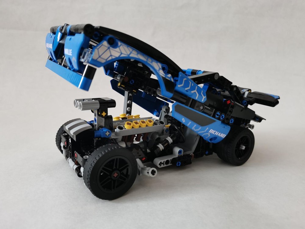 LEGO MOC Dragster (42123) by Old_Fejit | Rebrickable - Build with LEGO