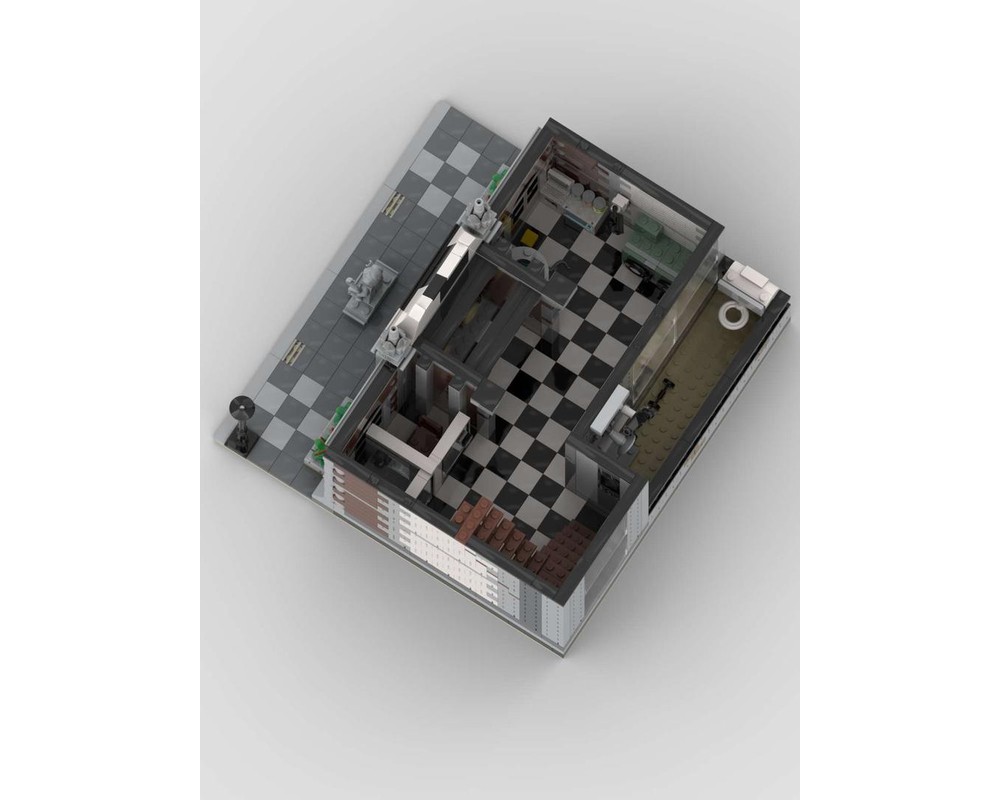 LEGO MOC Arkham Asylum Modular by MadWaxBE | Rebrickable - Build with LEGO