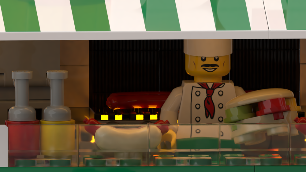 LEGO MOC Street Food - Burgers trailer by BrycCars | Rebrickable ...