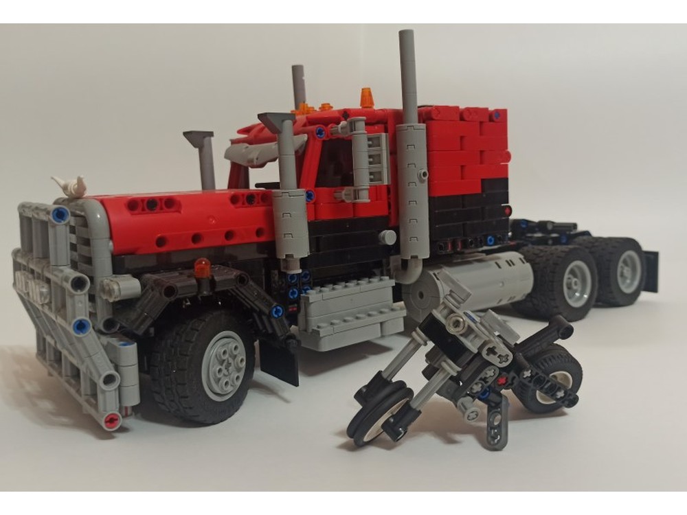 LEGO MOC Mini chopper by LegoTruckStop | Rebrickable - Build with LEGO