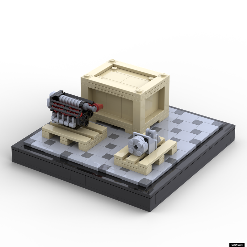 LEGO MOC Engine V8 6.2L HEMI (1:24 scale) by w35wvi | Rebrickable ...