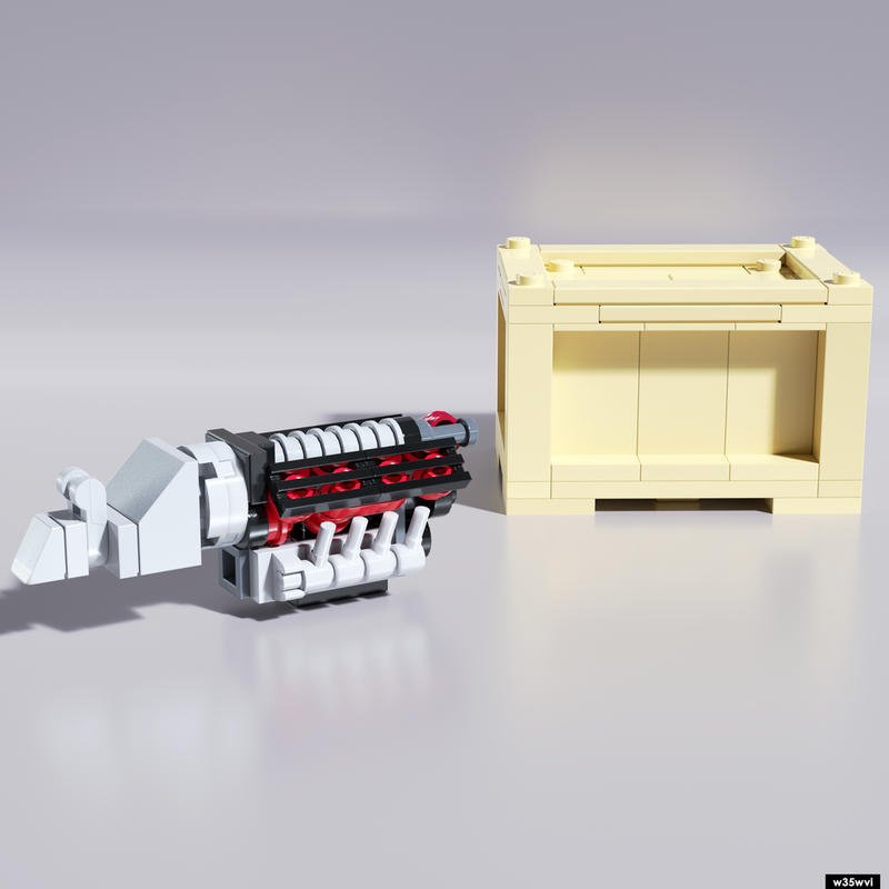 LEGO MOC Engine V8 6.2L HEMI (1:24 scale) by w35wvi | Rebrickable ...