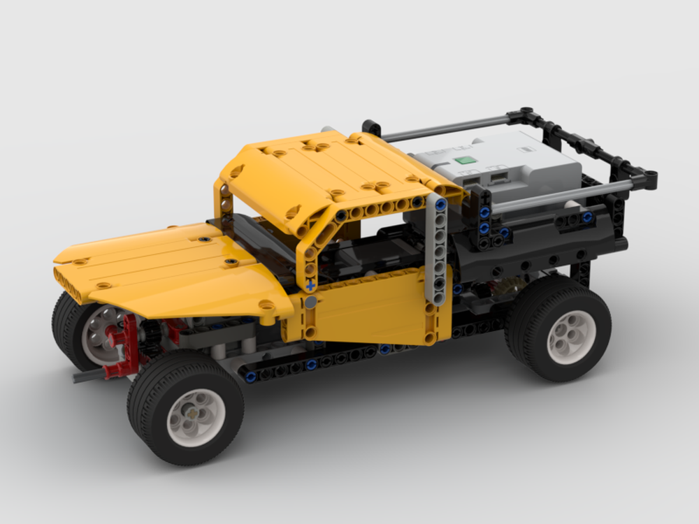 LEGO MOC Racing Pickup Truck by BenTettmar | Rebrickable - Build with LEGO