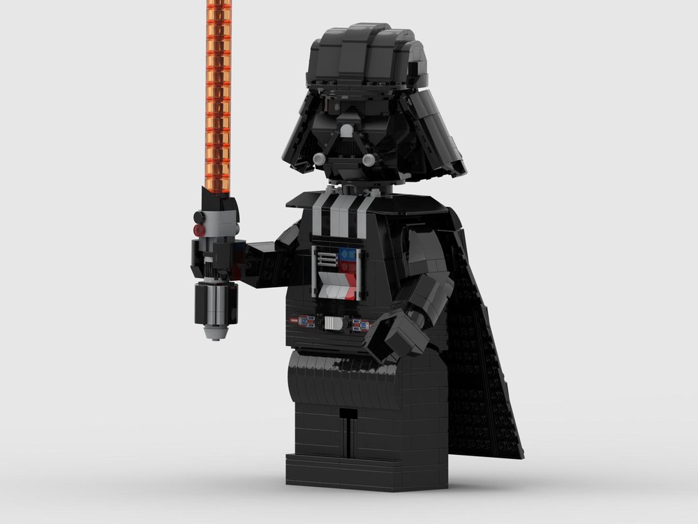 LEGO MOC Darth Vader Maxifig by loenan | Rebrickable - Build with LEGO