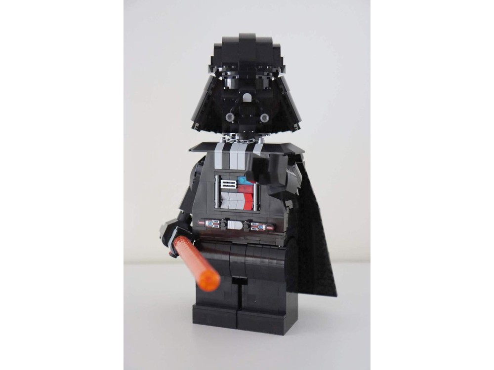 Lego Moc Darth Vader Maxifig By Loenan Rebrickable Build With Lego