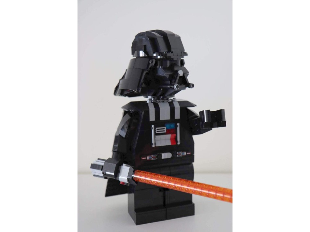 Lego Moc Darth Vader Maxifig By Loenan Rebrickable Build With Lego