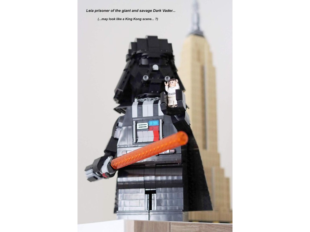 Lego Moc Darth Vader Maxifig By Loenan Rebrickable Build With Lego