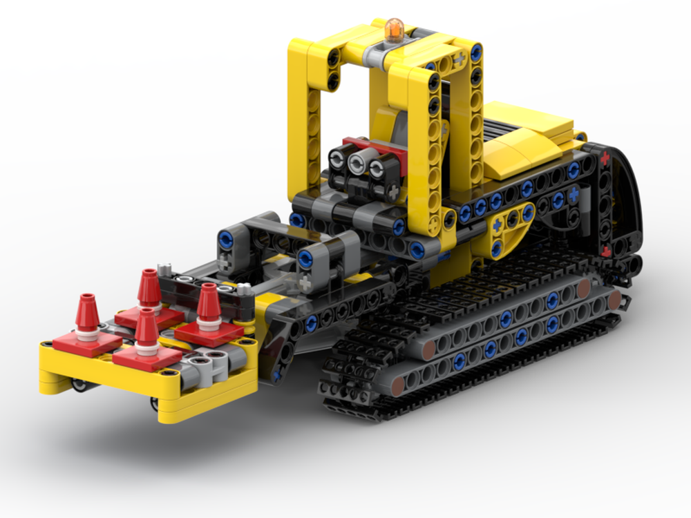 LEGO MOC 42121 Tracked Loader With Forks by A_Dilophosaurus ...