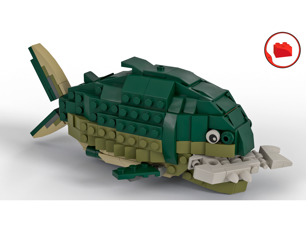 Lego Moc Big Piranha Lego Creator 31121 By Bricks Ideas Rebrickable