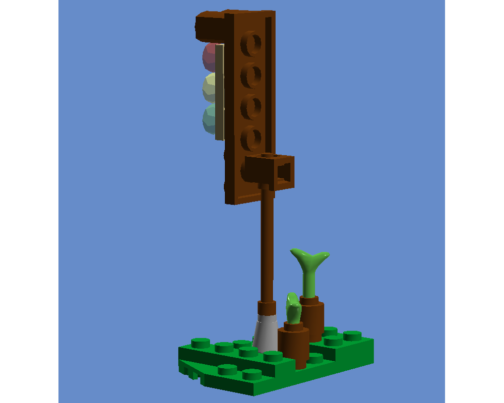 LEGO MOC 70400 Traffic Light by lorien_tirith | Rebrickable - Build ...