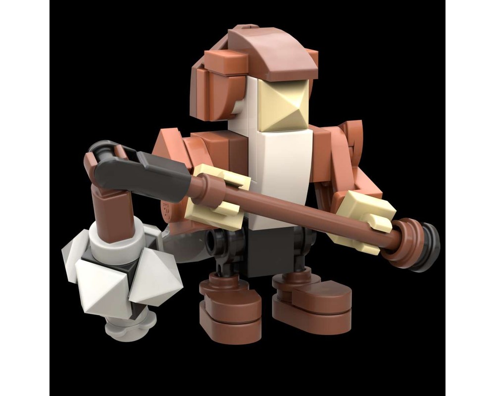 LEGO MOC Medieval Dwarf soldier with flail by dariusdrum | Rebrickable ...