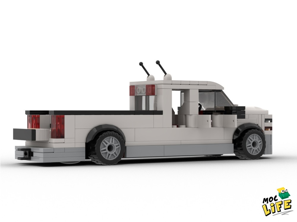 LEGO MOC-100919 Chevrolet Silverado 1500 quad cab long bed slammed by ...