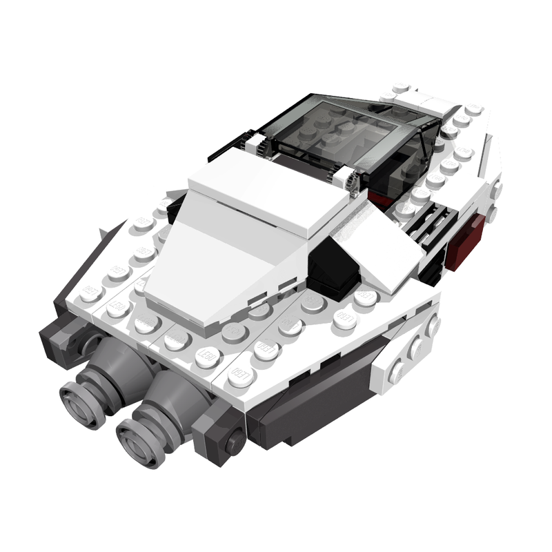 LEGO MOC 75098 Hovercar by Berth | Rebrickable - Build with LEGO
