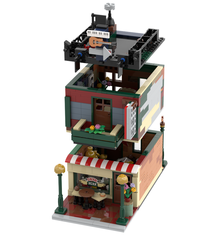 LEGO MOC House of Friends (21319 "Central Perk" Alternative Build) LEGO MOC by smertullus ...