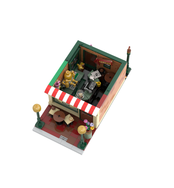 LEGO MOC House of Friends (21319 "Central Perk" Alternative Build) LEGO MOC by smertullus ...
