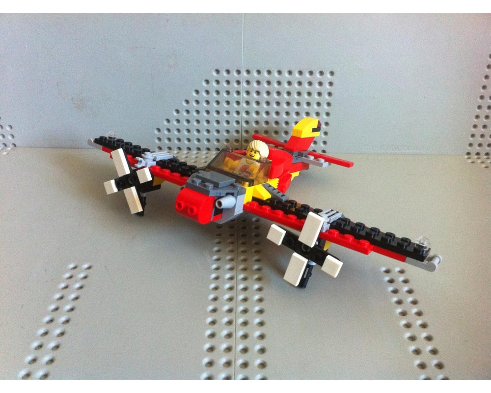 LEGO MOC 5866 Propeller Plane by Turbo8702 | Rebrickable - Build with LEGO