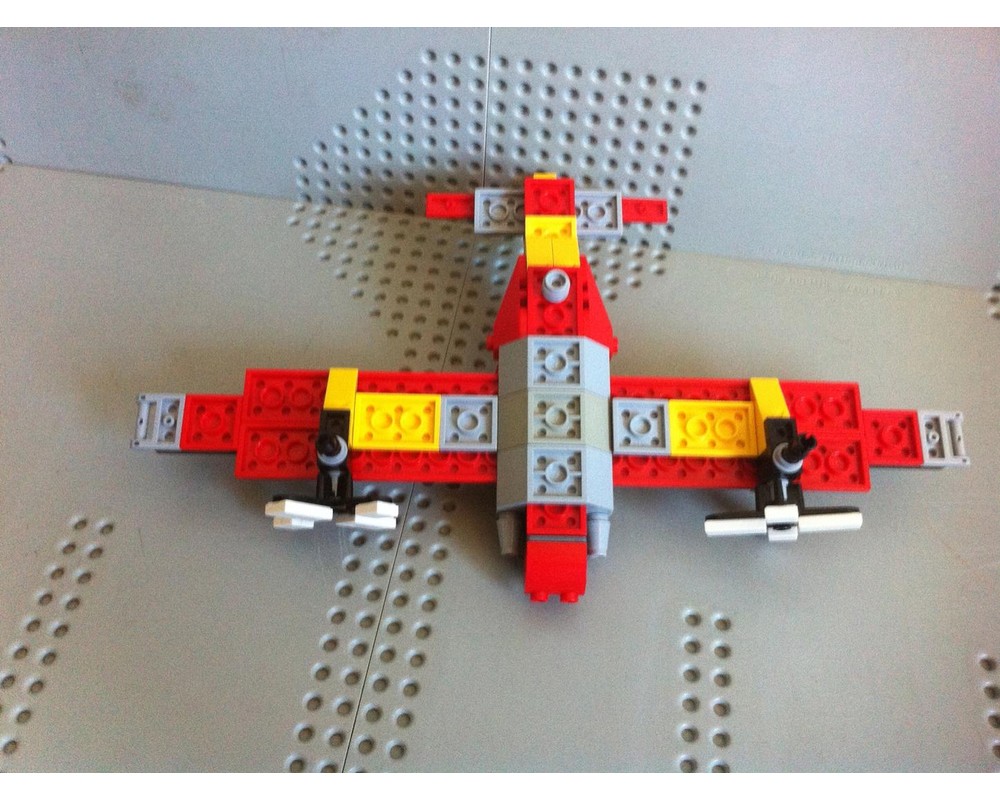 LEGO MOC 5866 Propeller Plane by Turbo8702 | Rebrickable - Build with LEGO