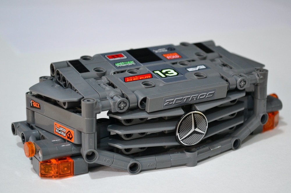 LEGO MOC Mercedes-Benz Zetros (42129) alternative hood by igor1 ...